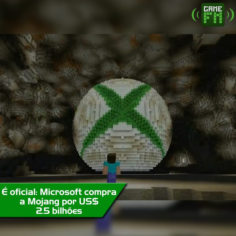 Microsoft confirma compra da Mojang por 2.5 bilhões de dólares